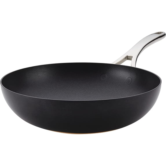 Nouvelle Copper Hard Anodized Nonstick Wok/Stir Fry Pan/Wok Pan - 12 ...