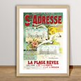 Nouvelle Plage De Ste Adresse France Vintage Travel Poster - Summer ...