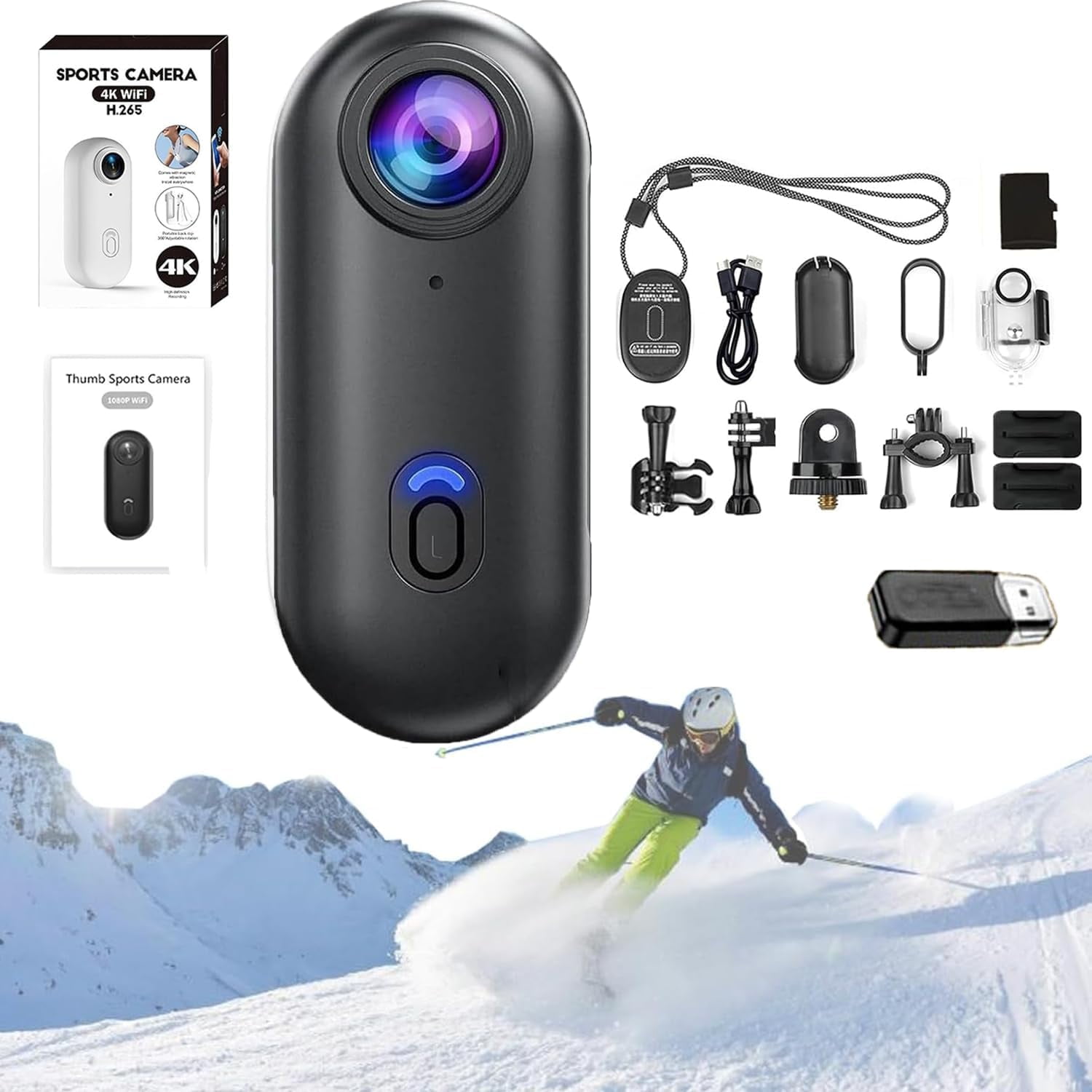 Nova Caplens - POV Camera, 2025 New Treklons 4s Body Camera, 4k Pocket ...