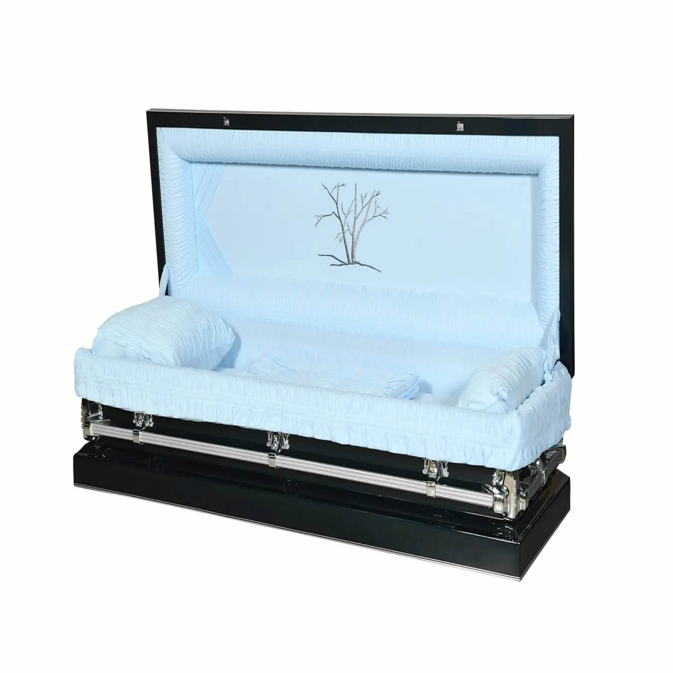 Nova Dark Blue Full Open Casket - Walmart.com