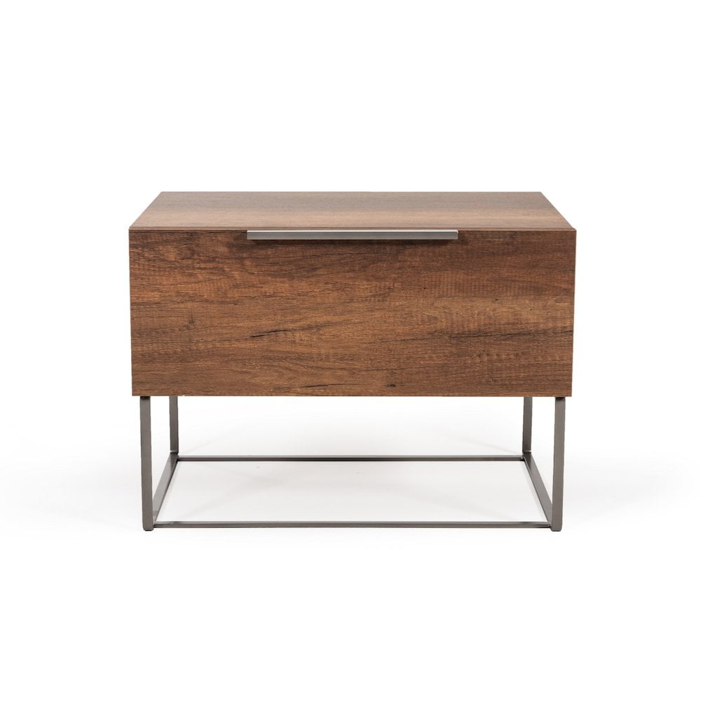 Nova Domus Lorenzo Italian Modern Light Oak Nightstand - Walmart.com