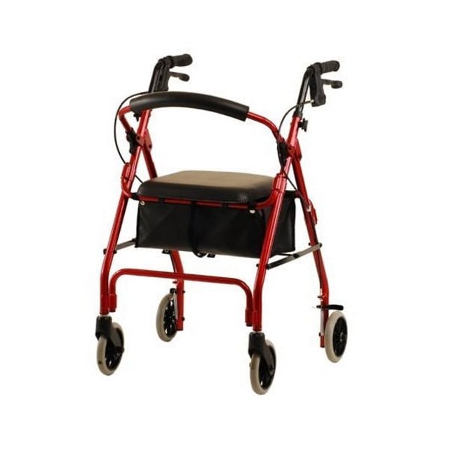 Nova GetGo Classic Rolling Walker-Red - Walmart.com