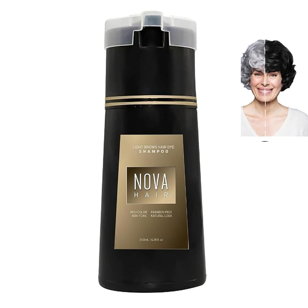 Nova Hair Dye Shampoo, Nova Hair Instant Dye Shampoo, Trynova Hair ...