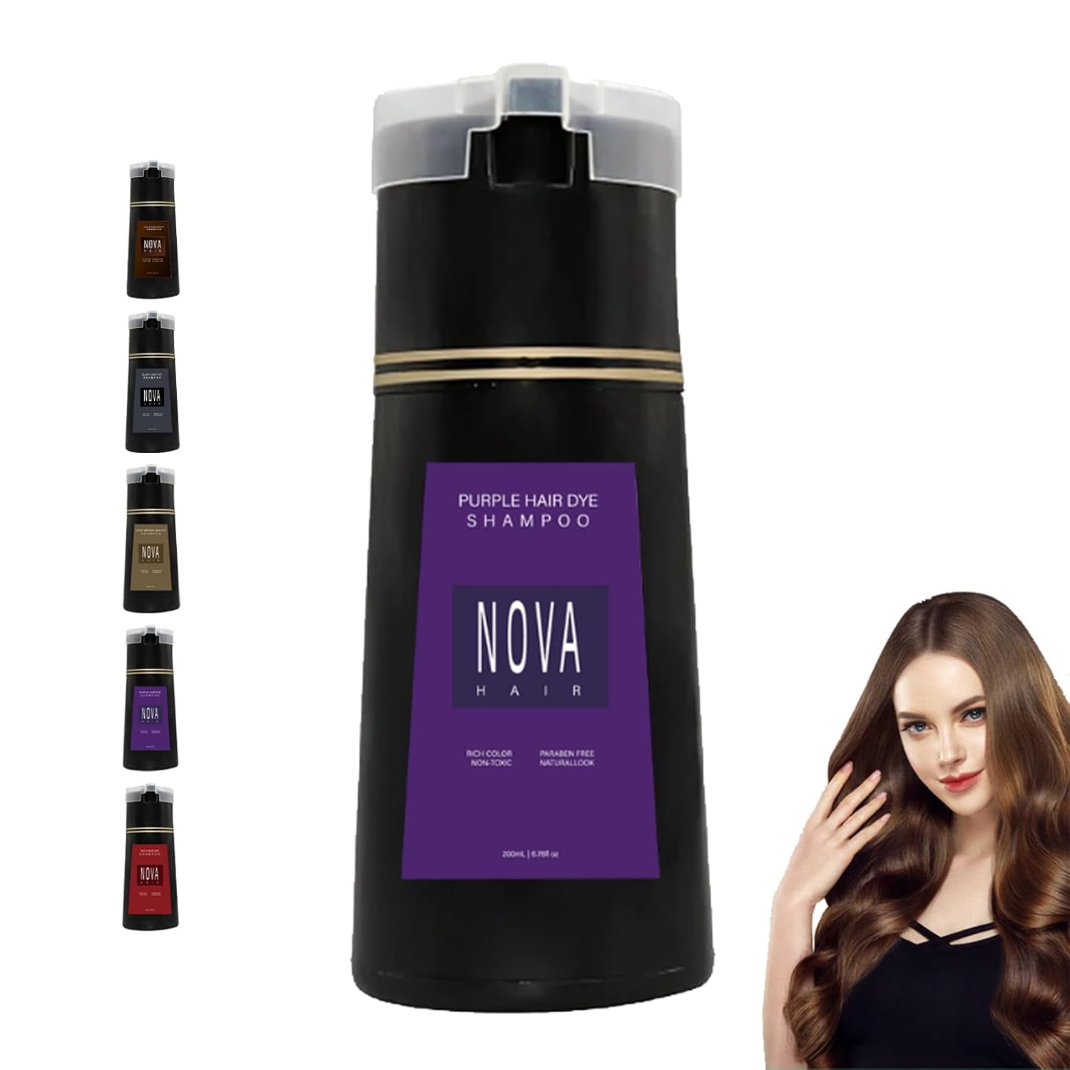 Nova Hair Dye Shampoo, Nova Hair Instant Dye Shampoo, nova hair dye ...