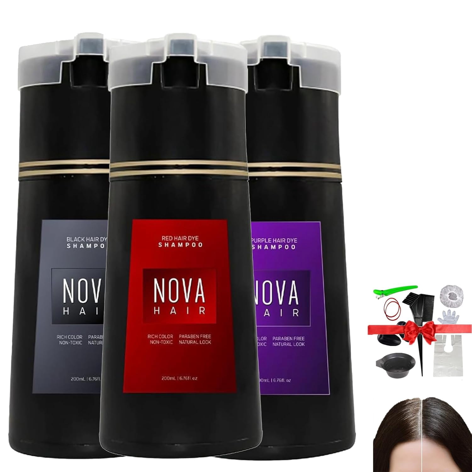 Nova Hair Dye Shampoo,Nova Hair Instant Dye Shampoo,Novahair Instant ...