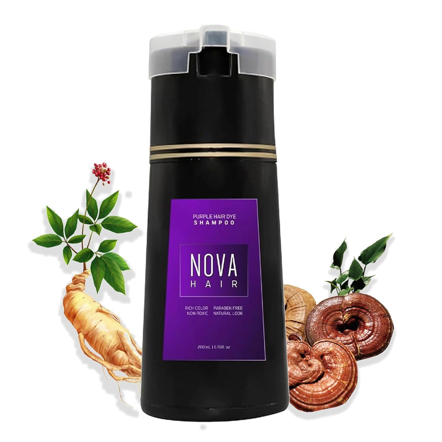 Nova Hair Instant Dye Shampoo, Nova Hair Dye Shampoo, Trynova Hair ...