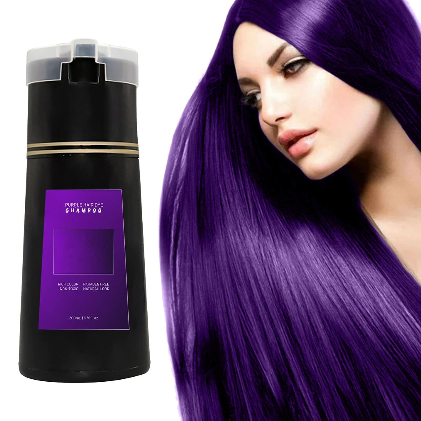 Nova Instant Hair Dye Shampoo for Men & Women, 3 in 1 Mens Hair Dye ...