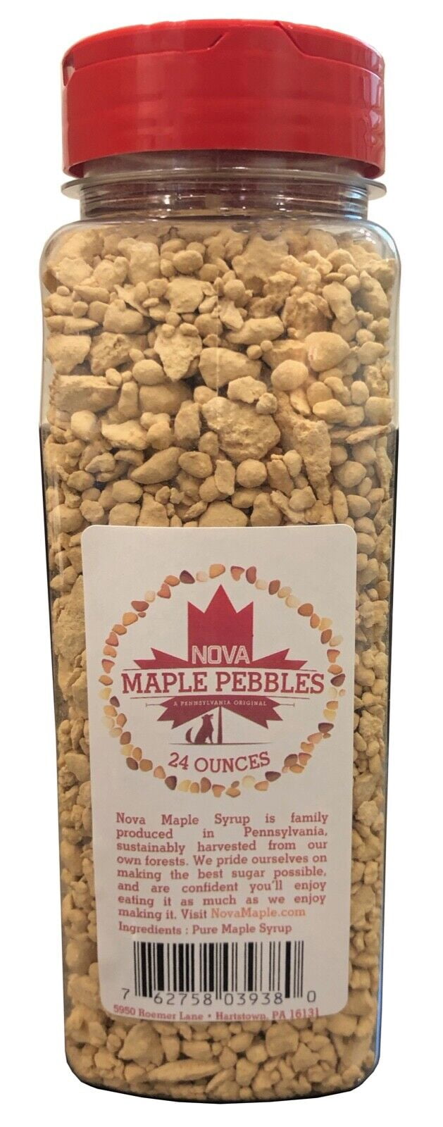 Nova Maple Sugar Pebbles - Pure Maple Syrup Sugar Chunks and Sprinkles ...