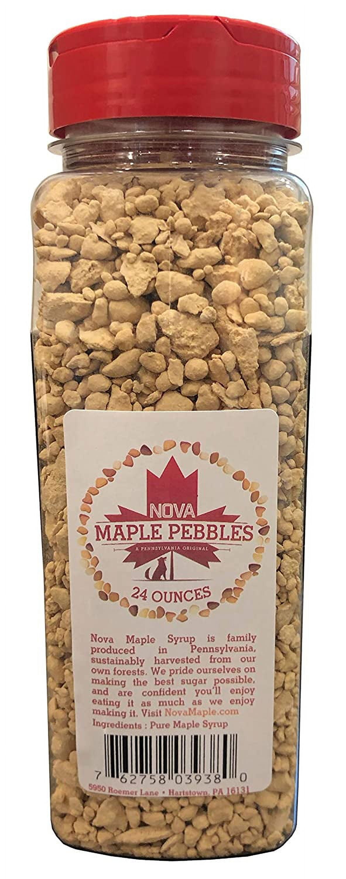 Nova Maple Sugar Pebbles - Pure Maple Syrup Sugar Chunks and Sprinkles ...