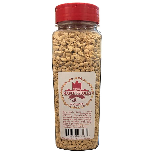 Nova Maple Sugar Pebbles - Pure Maple Syrup Sugar Chunks and Sprinkles ...