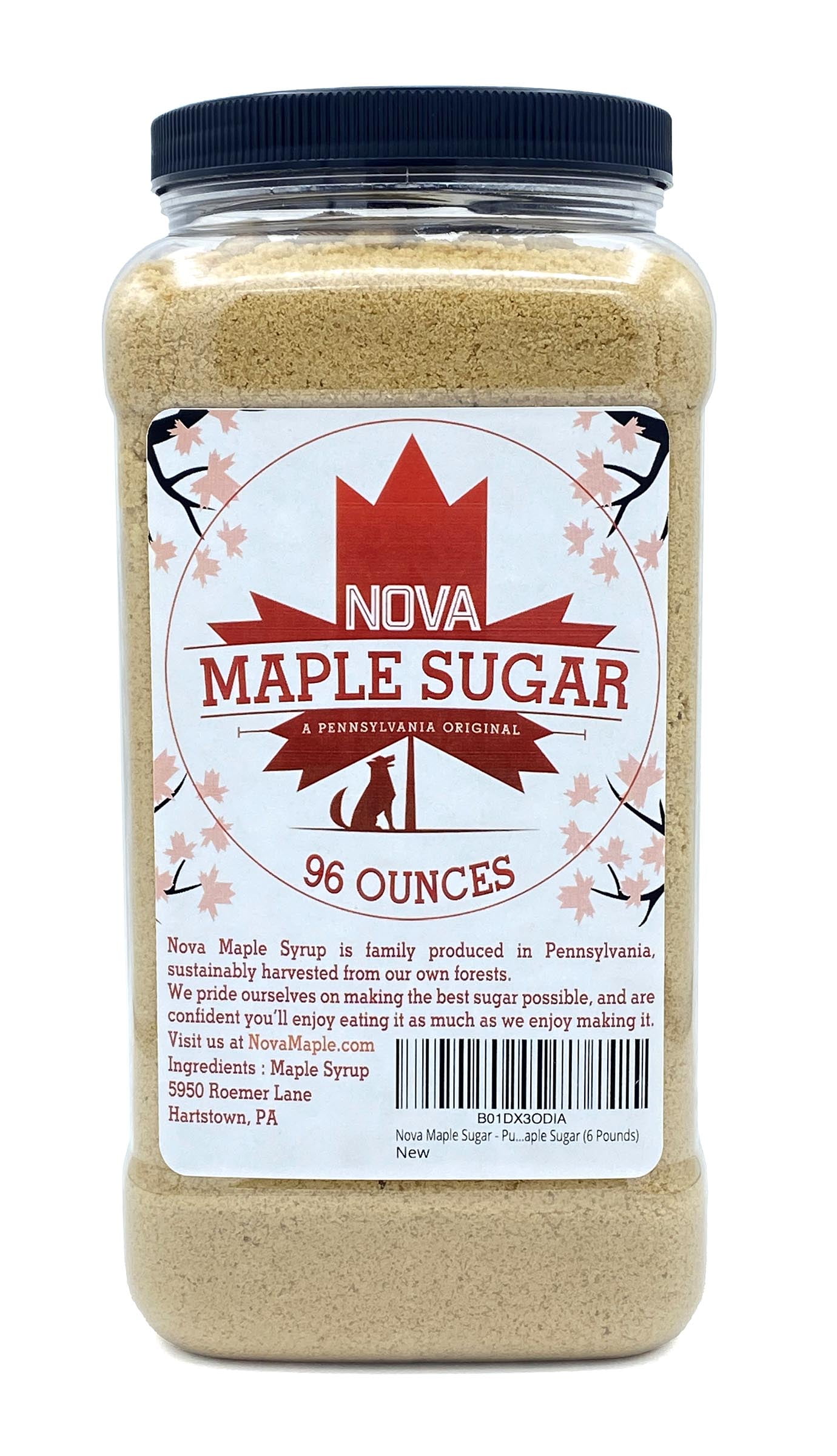 Nova Maple Sugar - Pure Maple Sugar (6 Pounds) - Walmart.com