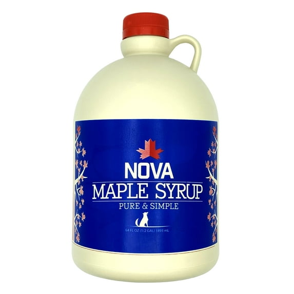 Nova Maple Syrup, Pure Grade-A Maple Syrup, Half Gallon - Walmart.com
