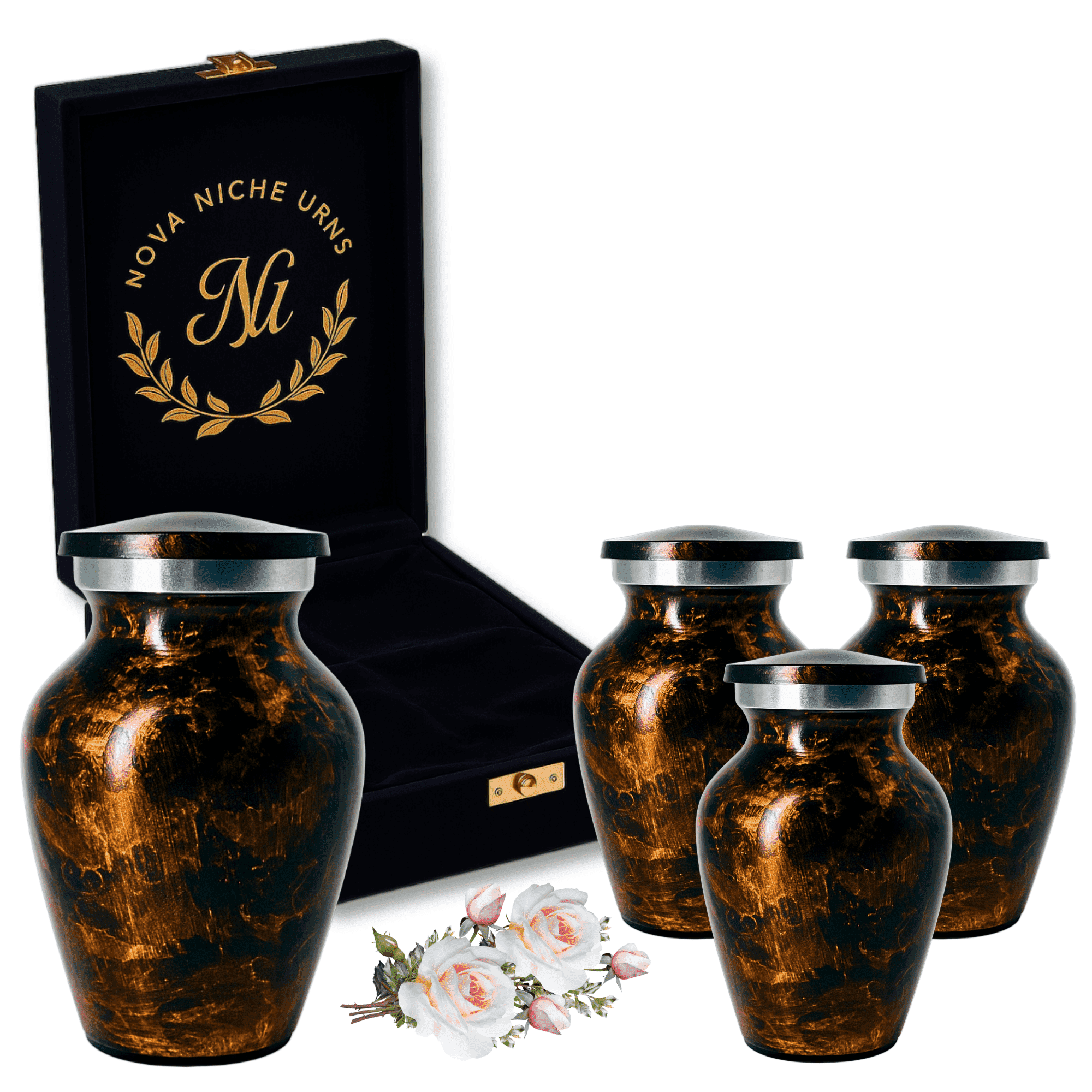 Nova Niche Urns Small Size Cremation Urn for Human Ashes, Mini Keepsake ...