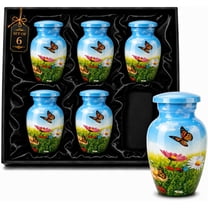 Nova Niche Small Aluminum Cremation Urns for Human Ashes, Mini Keepsake ...