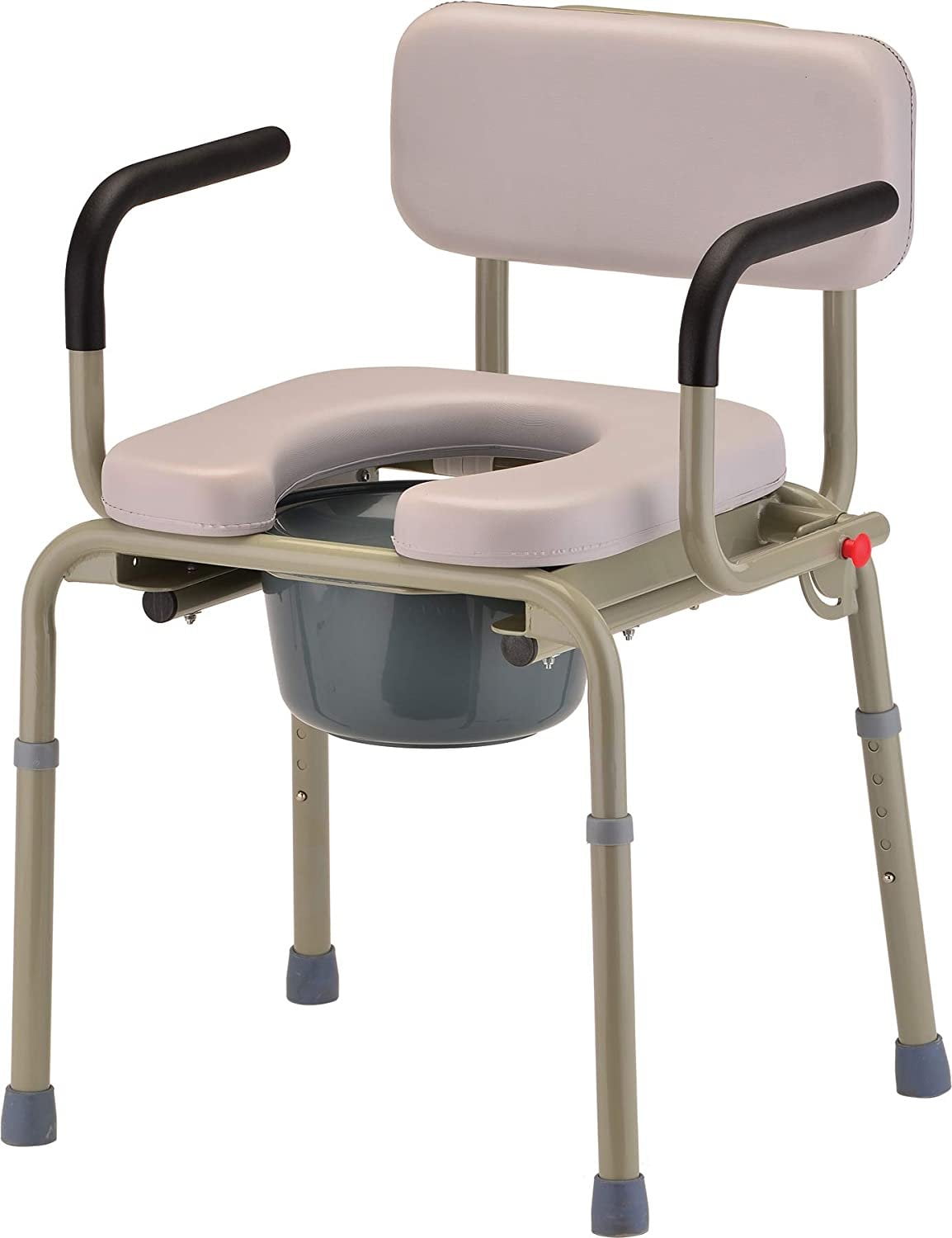 Nova Ortho-Med, Inc. Bathroom 365 Padded Drop-Arm Commode HSA/FSA ...