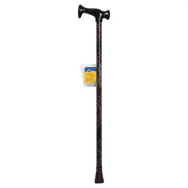 Curved handle adjustable aluminum cane, 6ea - Walmart.com