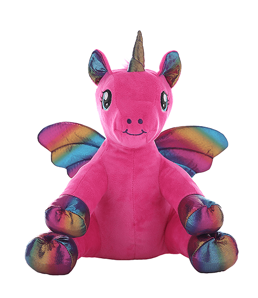 Nova the Pink Winged Unicorn Plush Toy Skin, DIY 8" Toy Kits with Hand ...