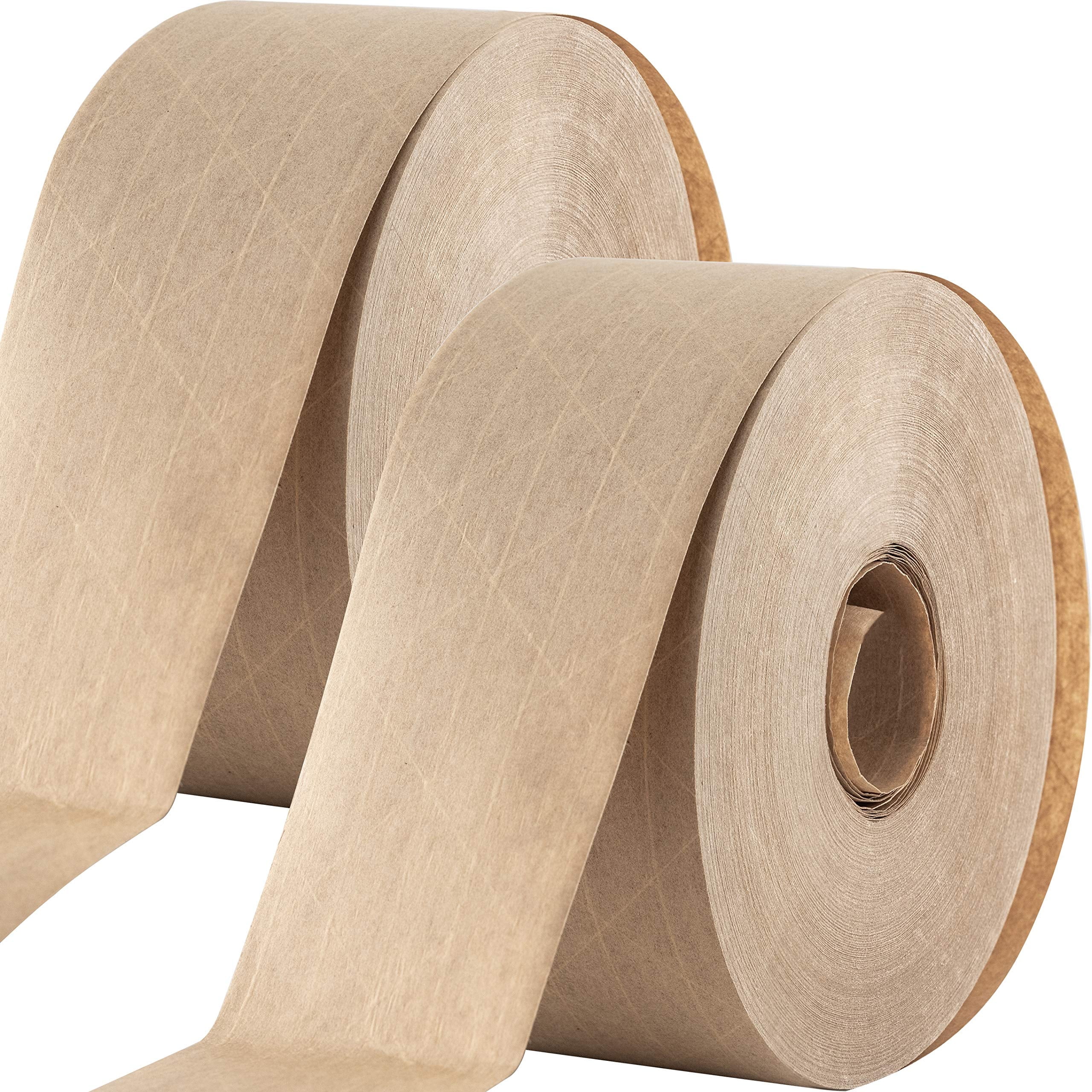 Nova Pro Supply Gum Packing Tape 2.75" Roll of Water Activated, Brown ...