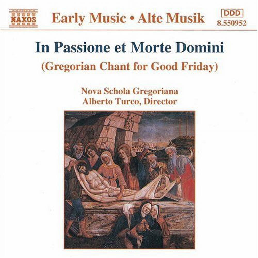 Nova Schola Gregoriana / Tarco - In Passione Et Morte Domini - Music & Performance - CD ...