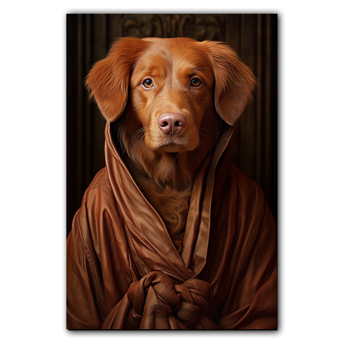 Nova Scotia Duck Tolling Retriever Art - Dog Art - Gift for Men, Women ...