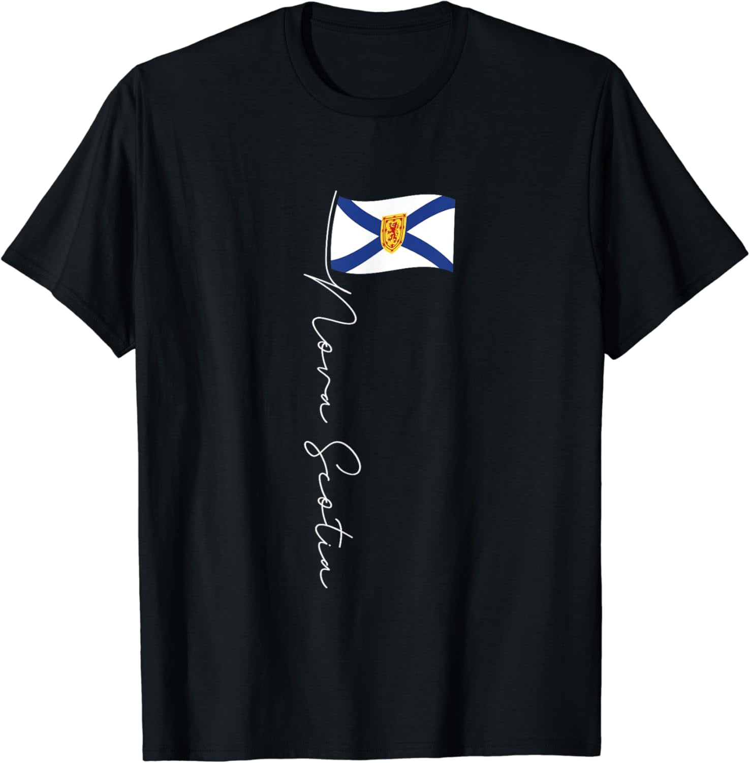 Nova Scotia Signature Flag Pole Patriotic Nova Scotian Flag T-Shirt - Walmart.com