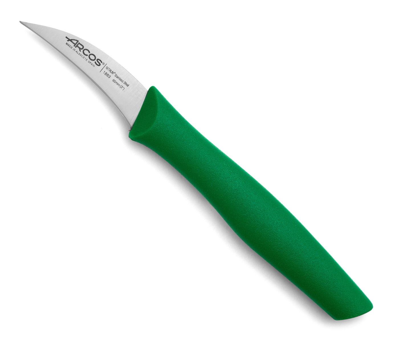 Arcos - Bird's Beak Paring Knife. 2 inch Stainless Steel Blade. POM ...