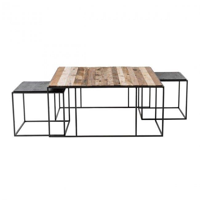 Nova Solo Nesting Coffee Table Set, 100 cm - Walmart.com