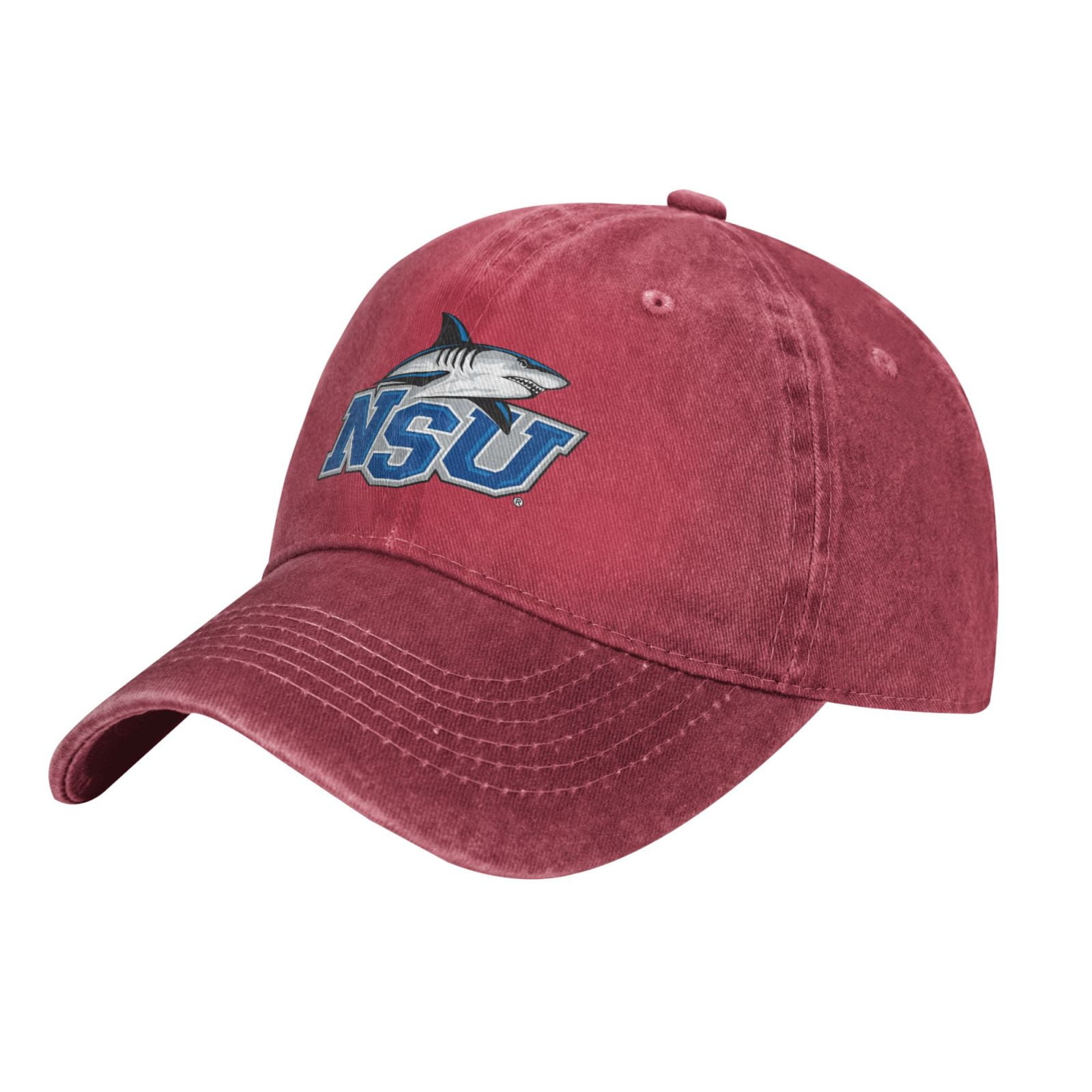 Nova Southeastern University logo Men Women Baseball Cap Classic Washed ...