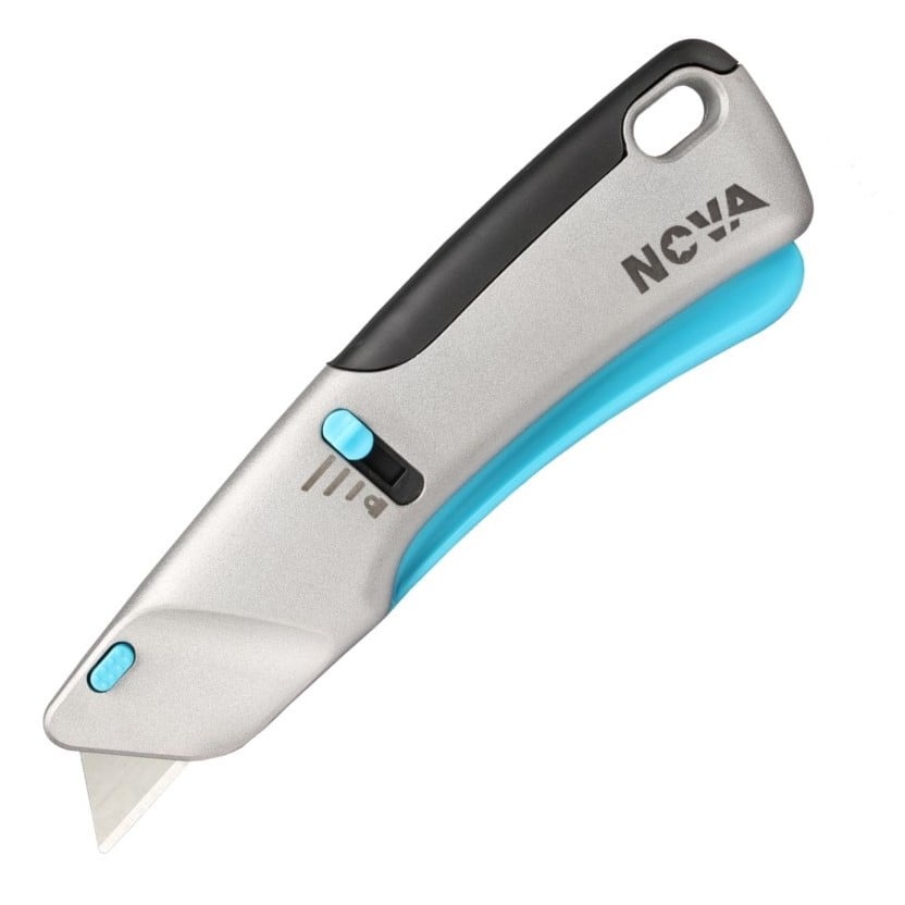 Nova Squeeze Trigger Utility Knife and Heavy Duty Box Cutter, Self ...