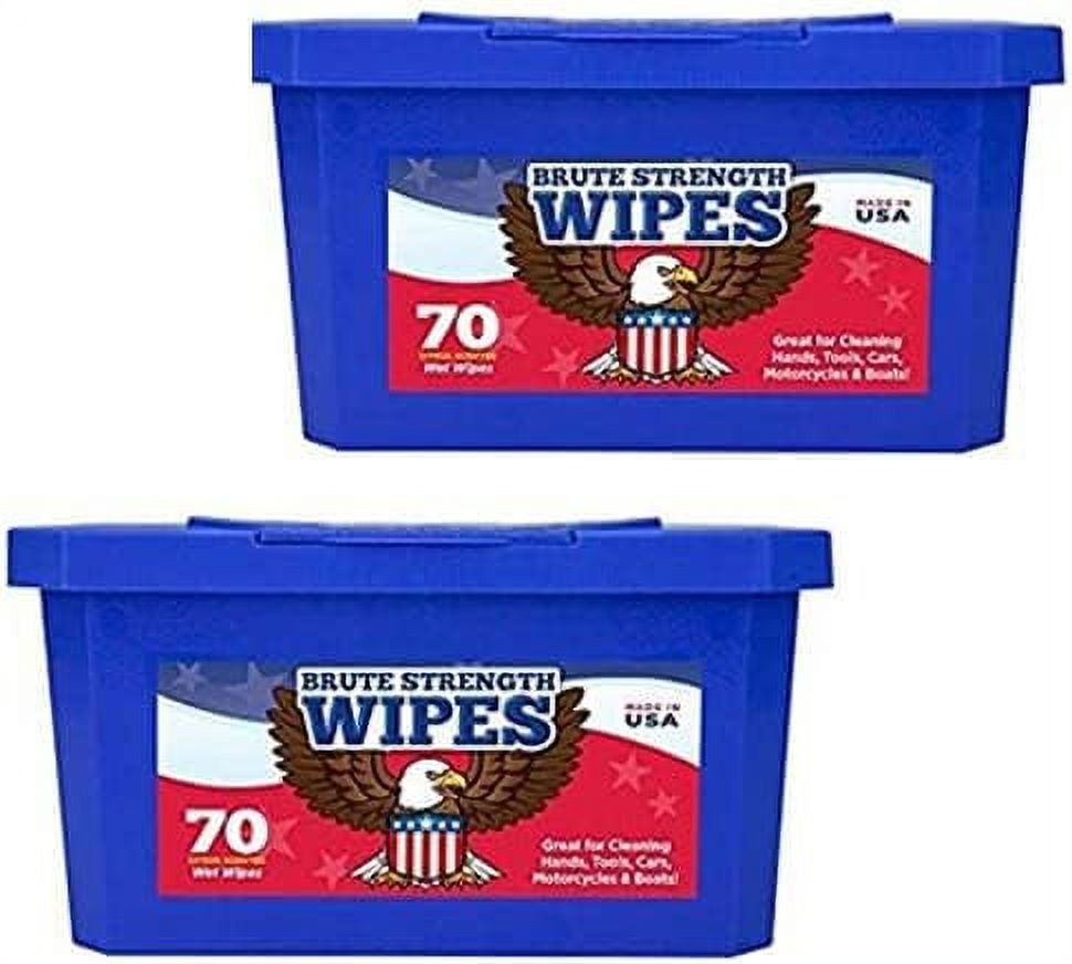 Nova Supply Extra Strong, No-Rinse Wet Wipes 140 Pack. Cuts Grease From ...