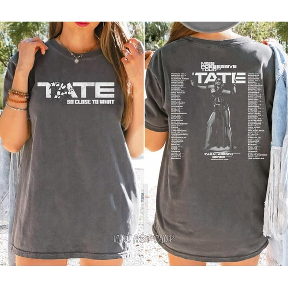 Nova16 Tate Tshirt, Tate Mcrae Concert Tee: Miss Possessive Tour 2025 - Walmart.com