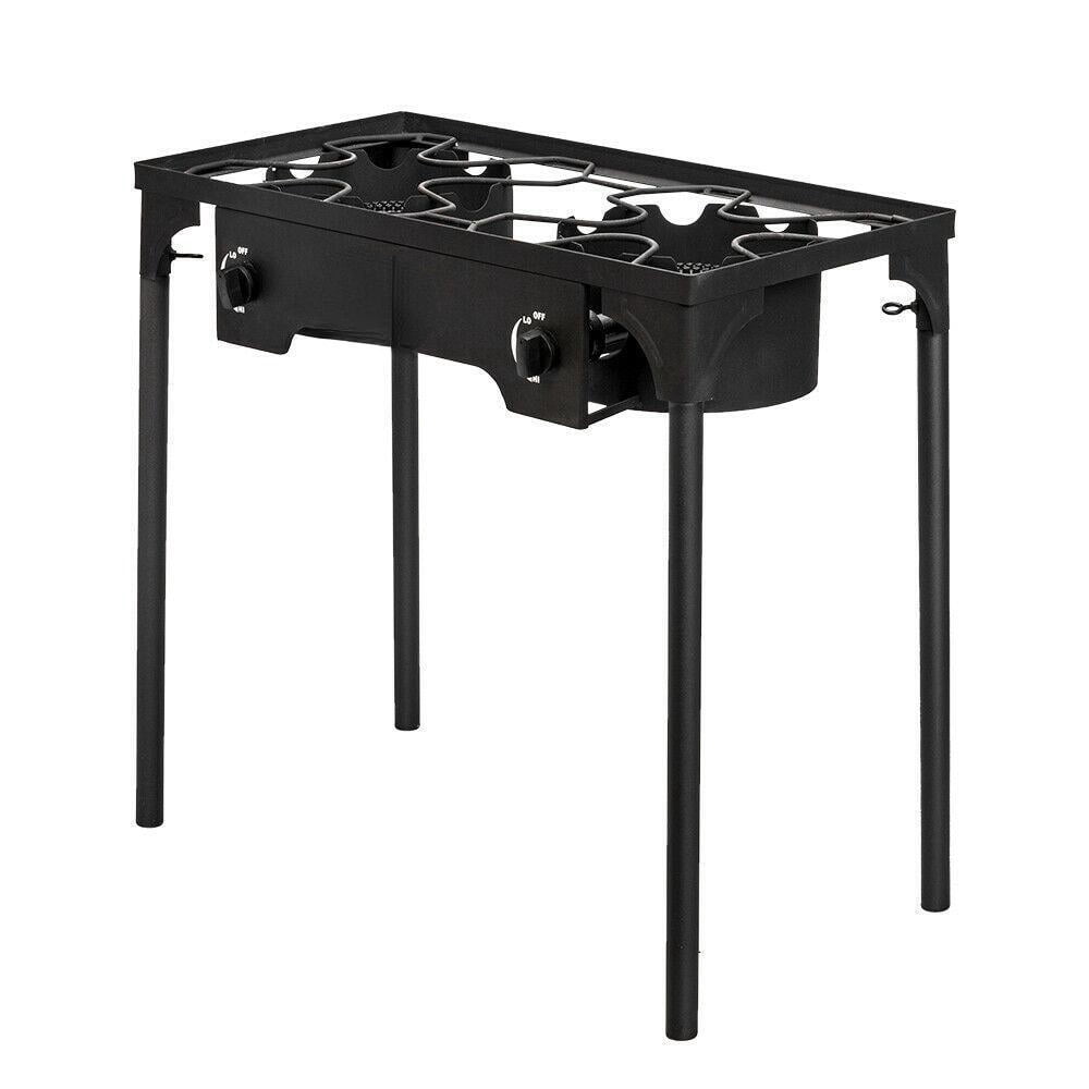NovaCraft 2 Burner Outdoor Propane Gas Stove 150,000 BTU High Pressure ...