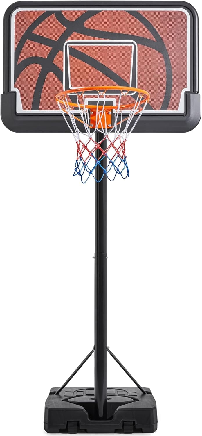 NovaCraft Basketball Hoop Outdoor Basketball Goal 9.6-12ft Height ...