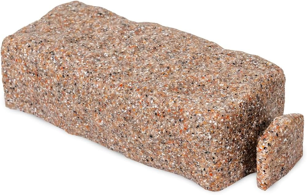 NovaCraft DIY Dig-Free Faux Stone Landscape Edging Start Brick – First Piece to Begin Your ...