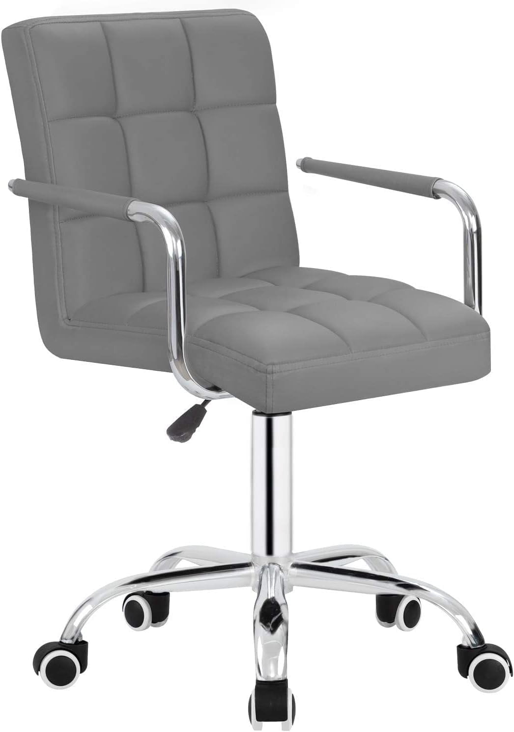 NovaCraft Desk Chair Modern Office Chair with Wheels Vanity Chair PU ...