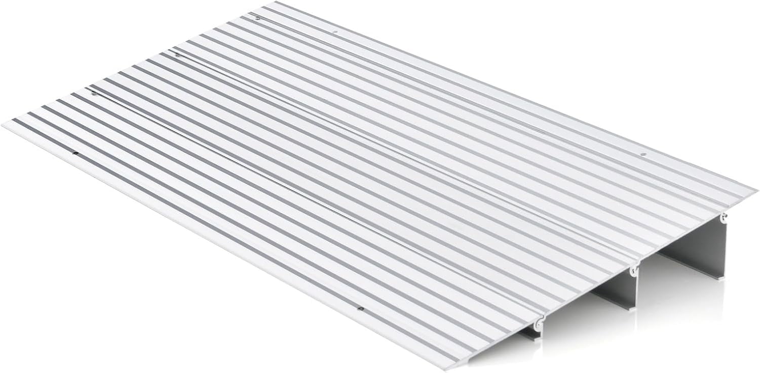 NovaCraft Door Threshold Ramp w/Non-Slip Surface, 3" Rise Aluminum ...