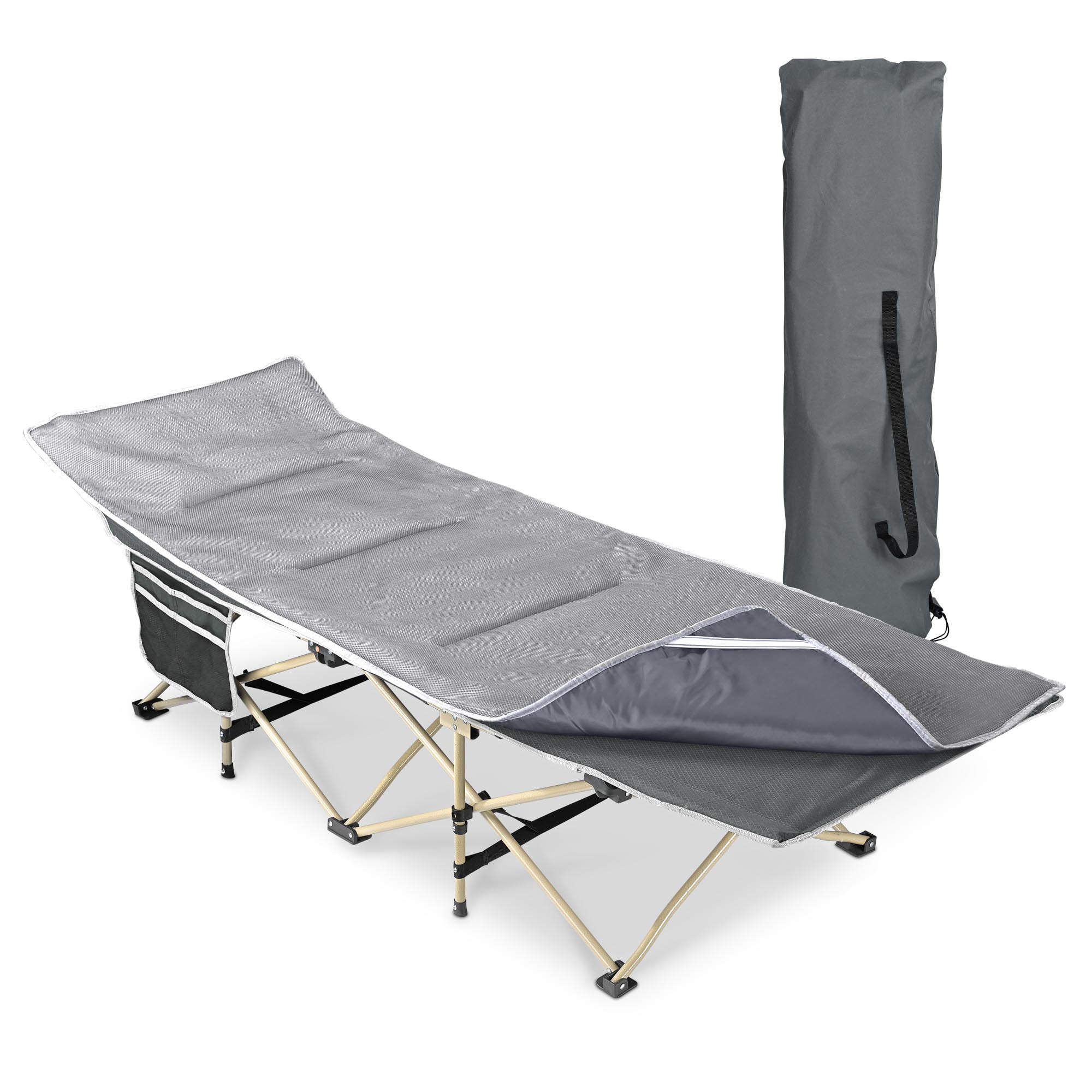 NovaCraft Folding Camping Cot for Sleeping, Portable Cots for Adults ...