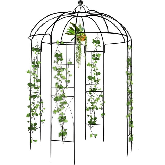 NovaCraft Garden Arch Arbor, Heavy Duty Metal Pergola Pavilion Trellis ...