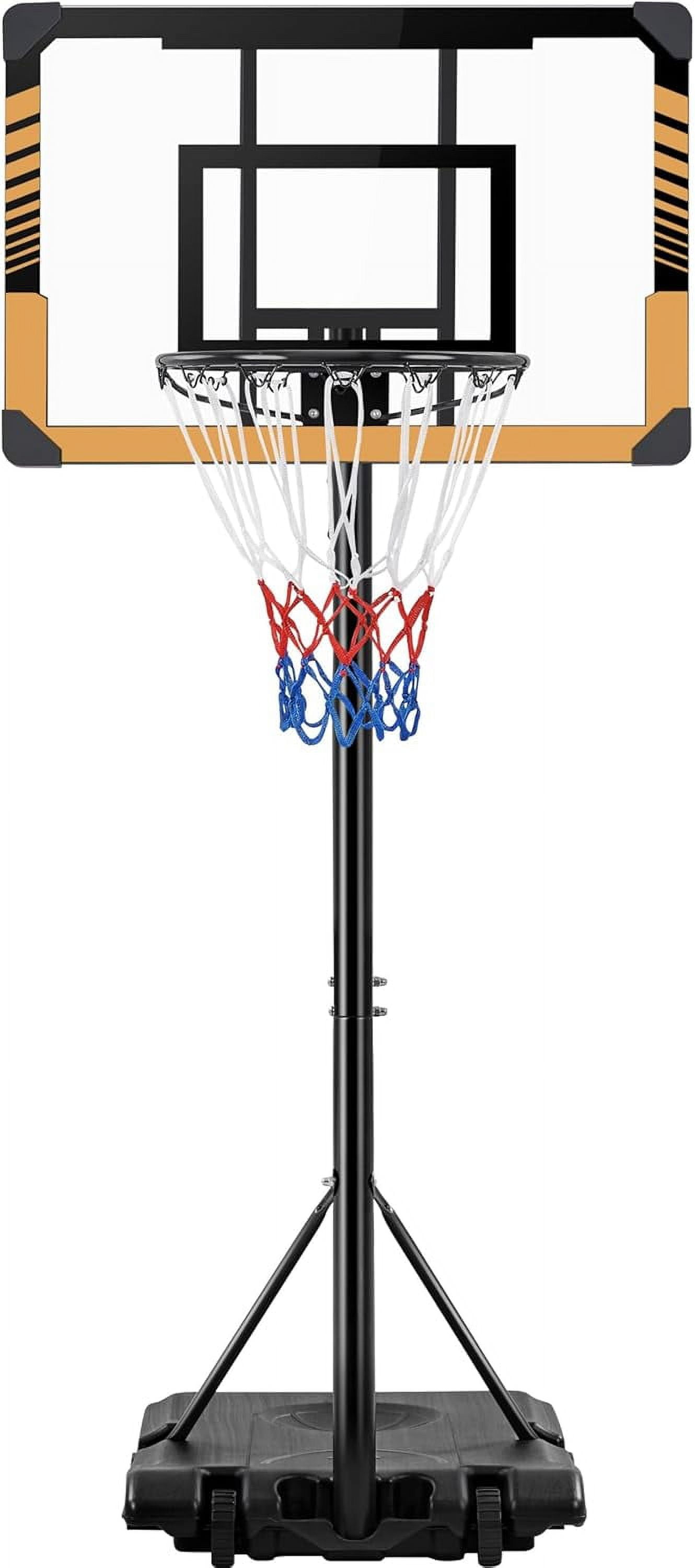 NovaCraft Kids Basketball Hoop Outdoor Portable Basketball Goals ...