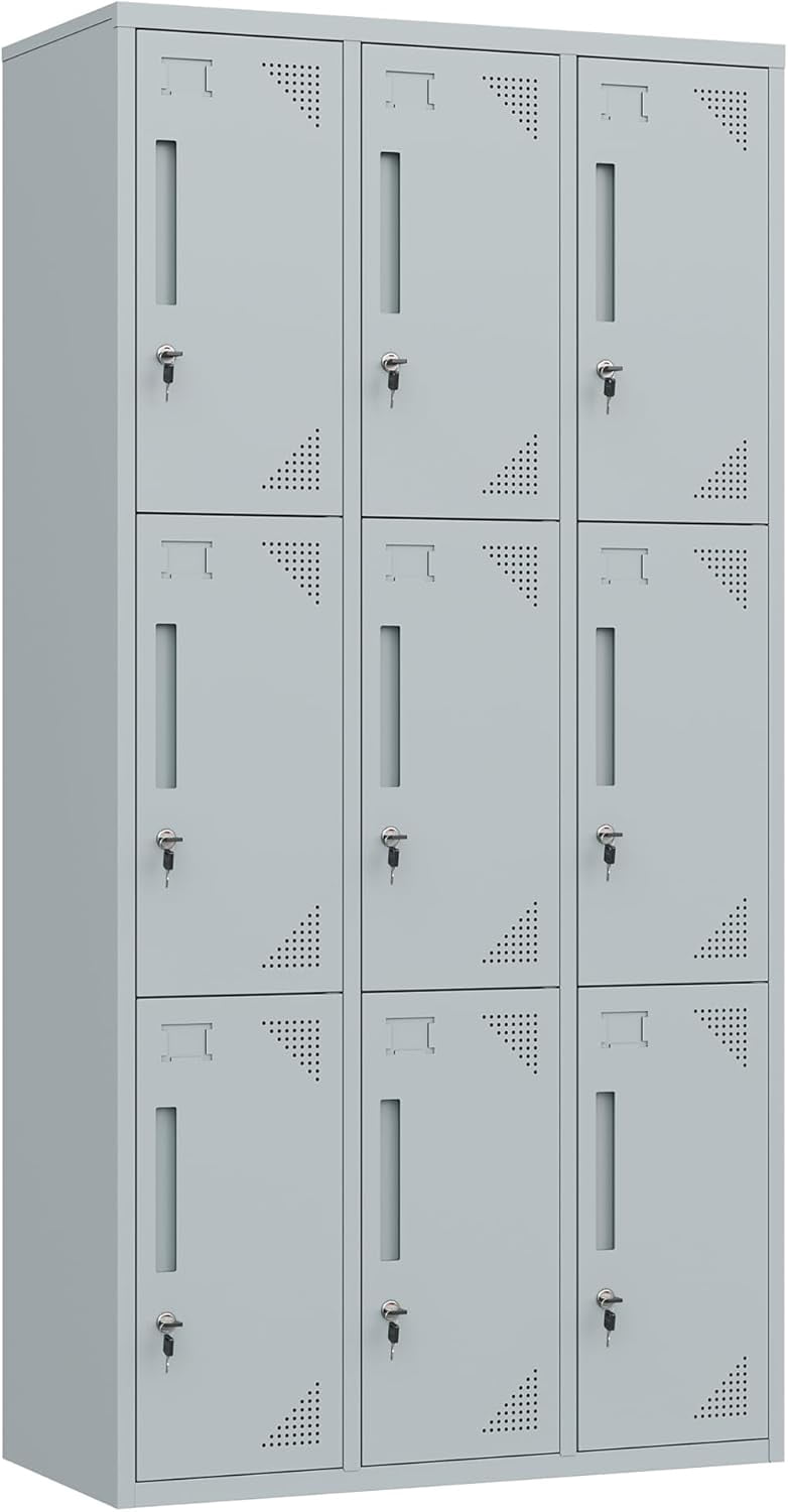 NovaCraft Metal Lockers for Employees，71" Employees Storage Cabinet ...