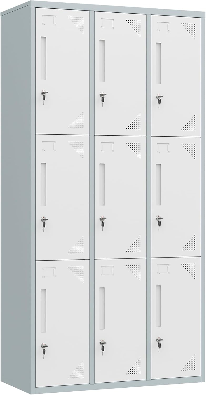 NovaCraft Metal Lockers for Employees，71" Employees Storage Cabinet ...