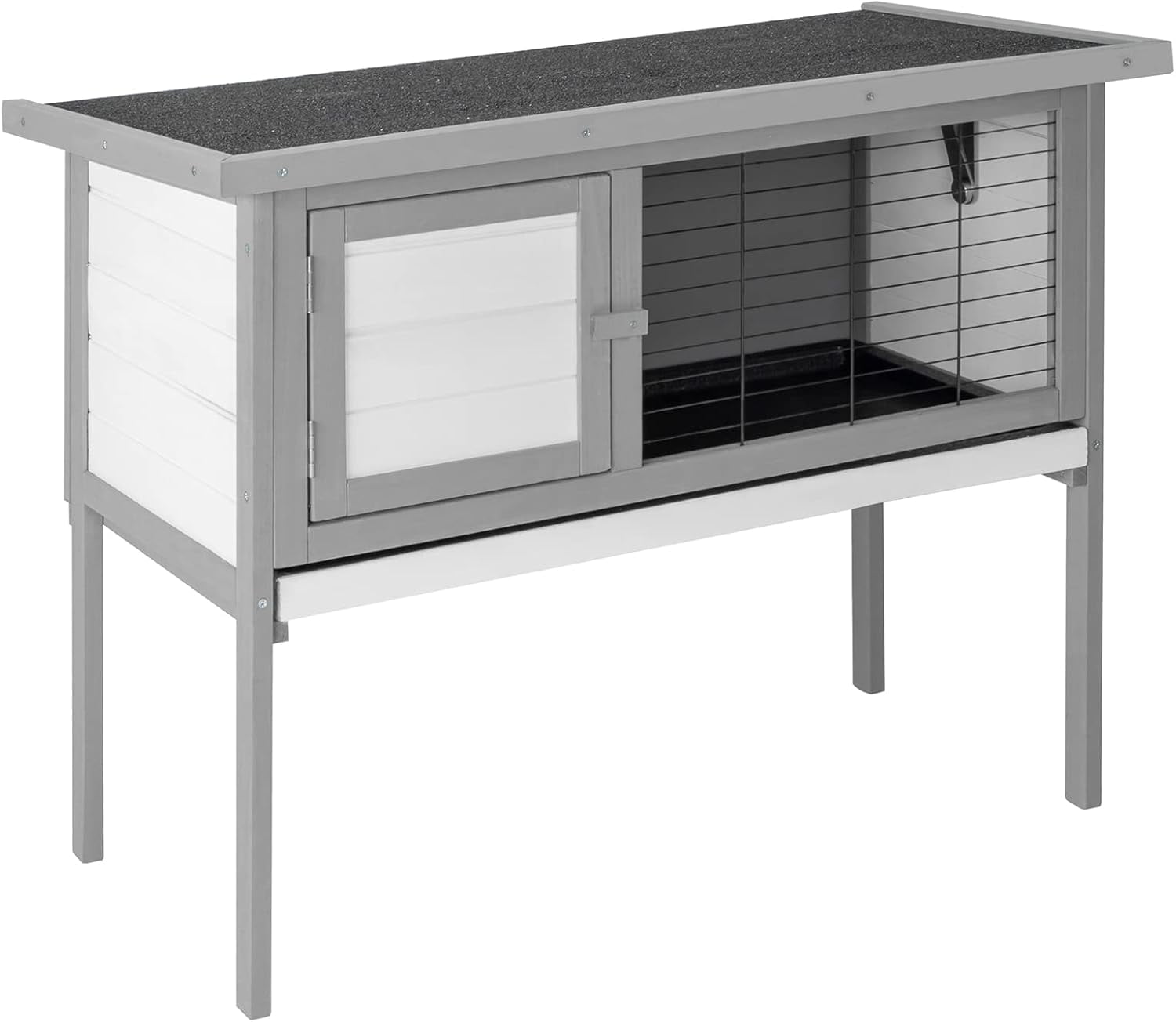 NovaCraft Rabbit Hutch, 36" Single Deck Waterproof Wooden Chicken Coop ...