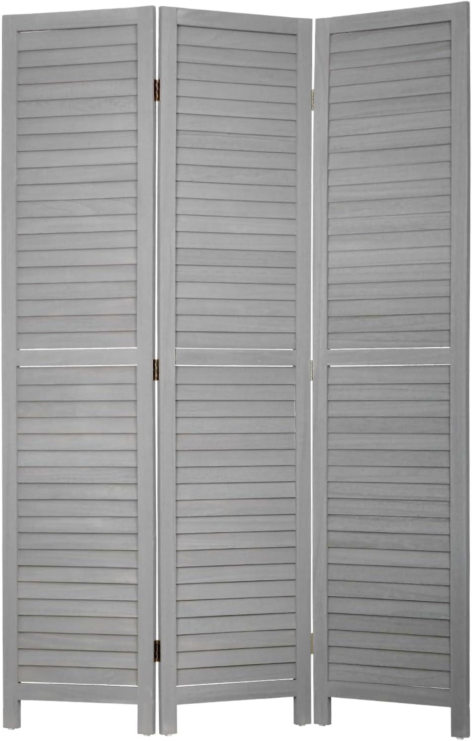 NovaCraft Room Divider Wood Privacy Screen 5.75 Ft Indoor Folding ...