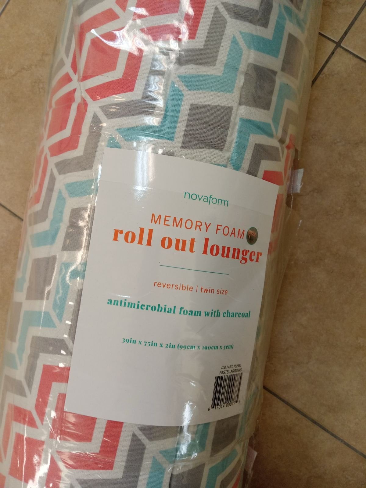 Roll Out Memory Foam Lounger