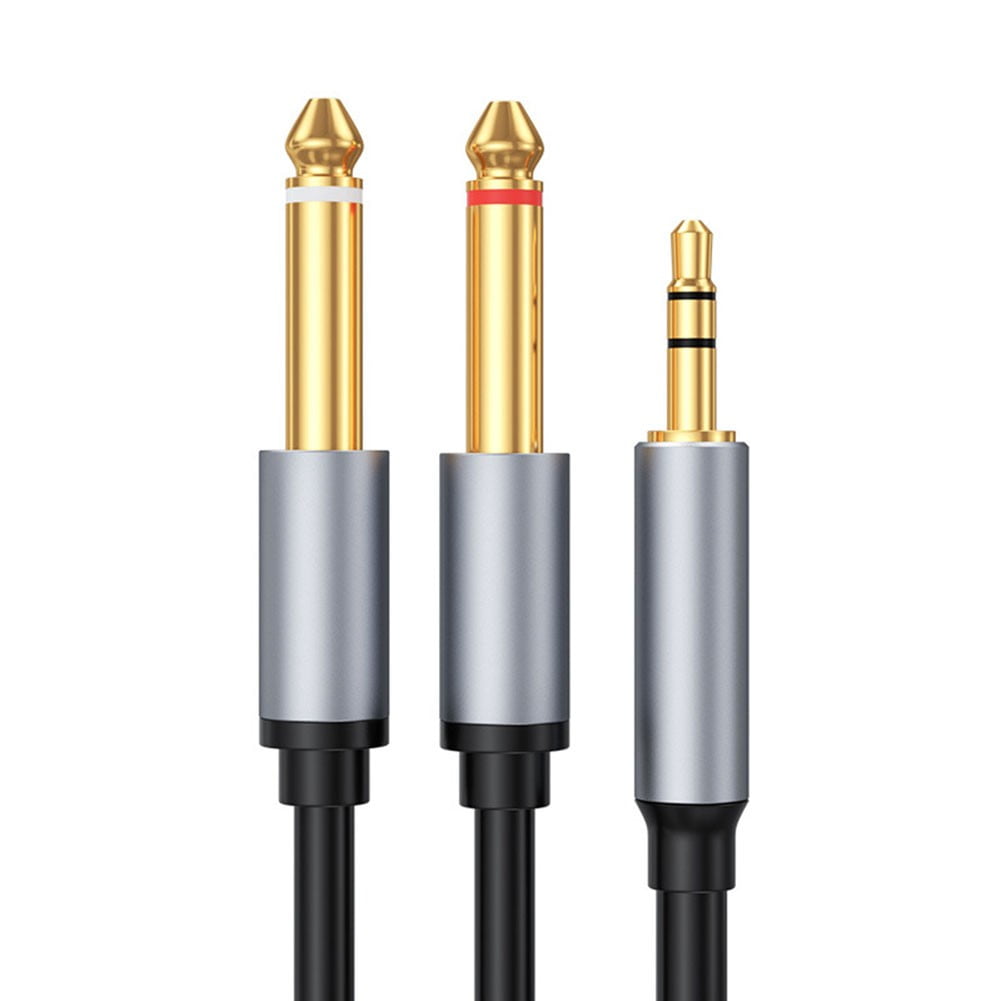 NovaSpark 1X Premium 3.5Mm To Double 6.5Mm Trs Cable with 6.5 Headphone ...