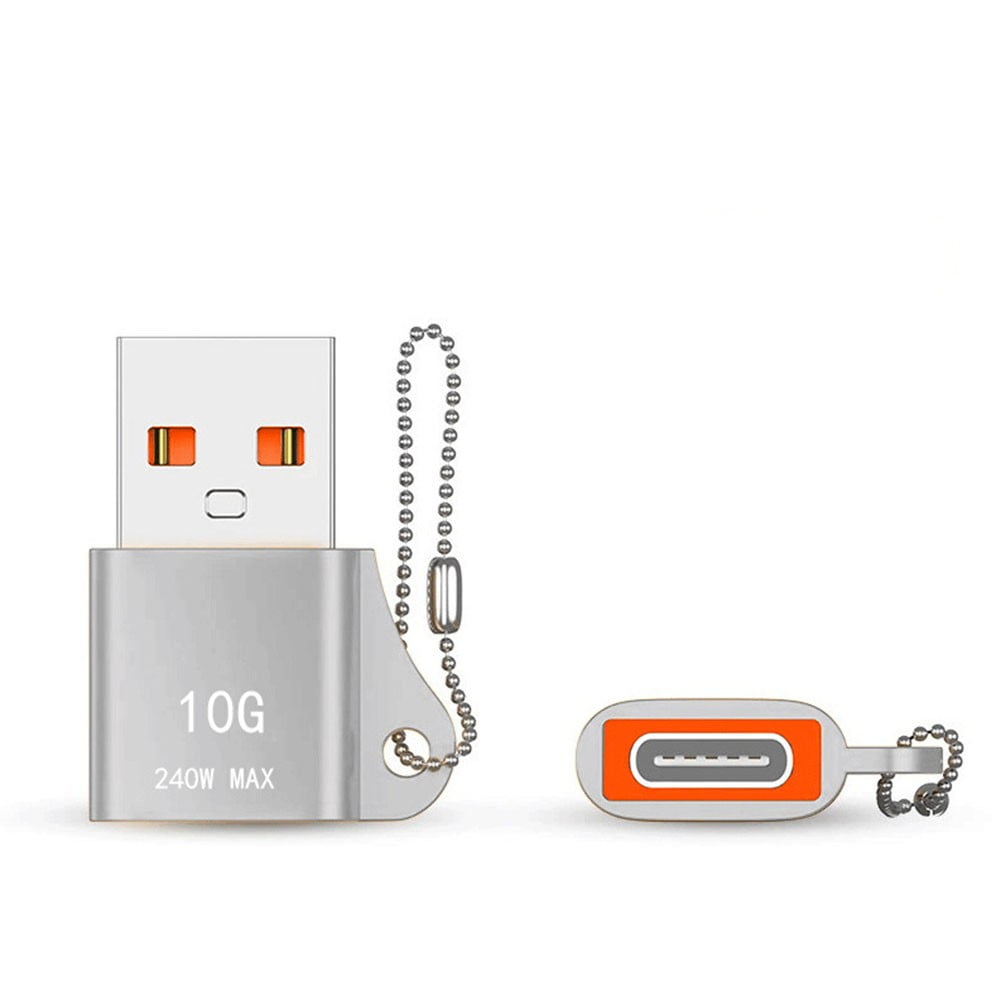 NovaSpark 240W Usb To T-C Data Adapter with Keychain Usb-C Female To ...