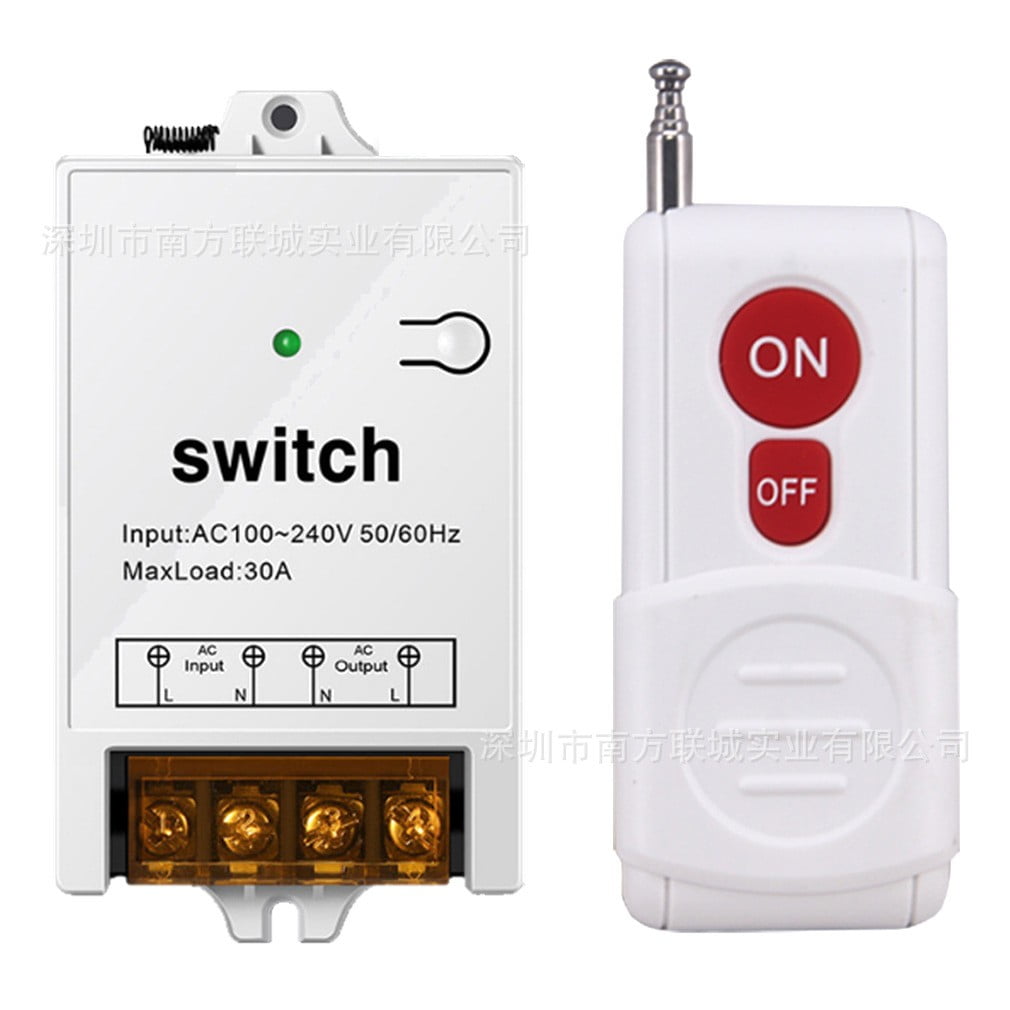 NovaSpark 433Mhz Rf Remote Control Switch 30A High Power 500M Wireless ...