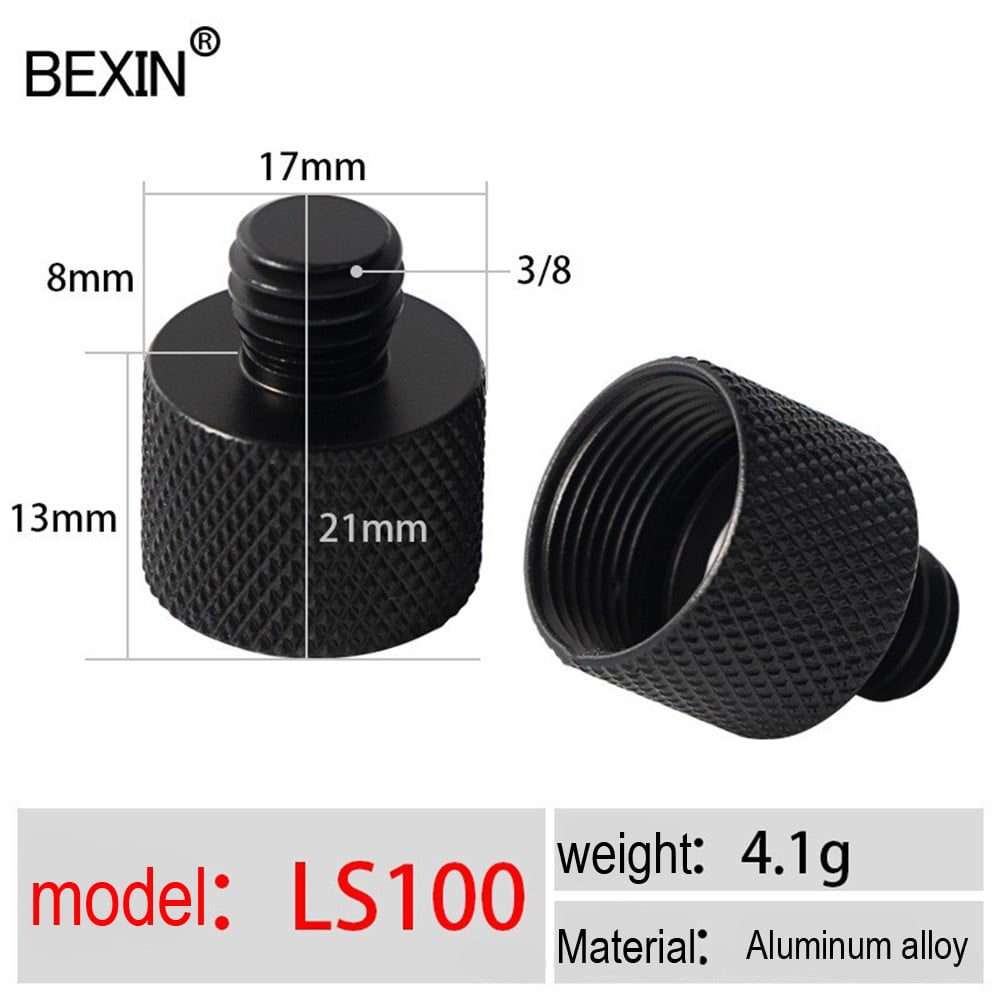 NovaSpark Camera Tripod Head Conversion Nut 1/4" To 3/8" Male To Female ...