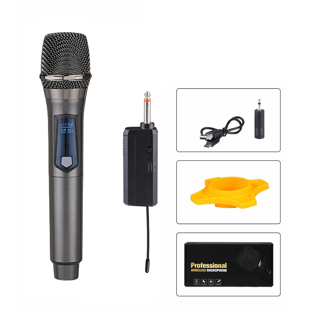 NovaSpark Dual 2.4G Wireless Microphone Set: Rechargeable, for Dynamic ...