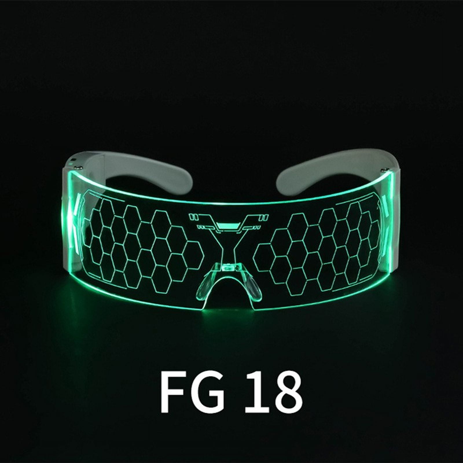 NovaSpark Futuristic for Cyberpunk Led Glasses: Illuminate Your Space ...